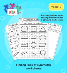 Year 2 | Finding Lines Of Symmetry Worksheet | Year 2 Symmetry Resources