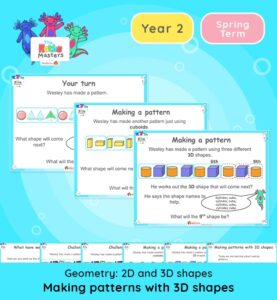 Year 2 | Making Patterns With 3D Shapes Lesson Presentation | Year 2 3D ...