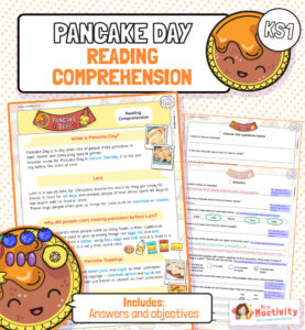 Pancake Day KS1 Reading Comprehension | Pancake Day Resources