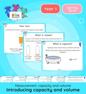 Year 1 | Introducing Capacity And Volume Lesson Presentation | Year 1 ...