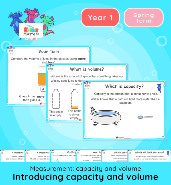 Year 1 | Introducing Capacity And Volume Lesson Presentation | Year 1 ...