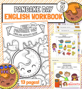 Year 2 Pancake Day English Activity Booklet | Pancake Day Resources