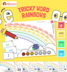 Tricky Word Rainbows Activity | Tricky Word Resources