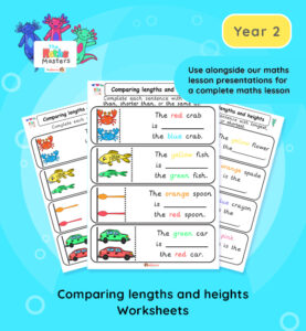 Year 2 | Comparing Length And Height Worksheets | Year 2 Measurement ...