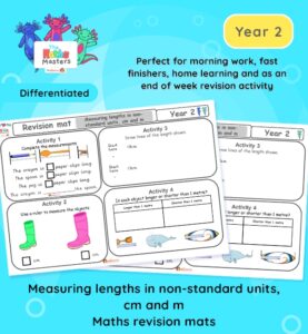 Year 2 Length Worksheets – Measuring In Cm, M And Non-Standard Units
