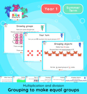 Year 1 | Grouping To Make Equal Groups Lesson Presentation | Year 1 ...