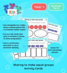 Year 1 Sharing Equal Groups | Early Division Activities