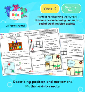 Year 2 Describing Position And Movement Revision Mat