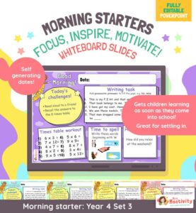Year 4 Morning Starter PowerPoints Set 3 | Year 4 Morning Starter Resources