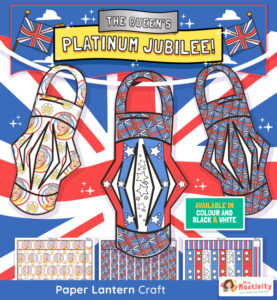 The Queen's Platinum Jubilee 2022 Lantern Templates | Platinum Jubilee ...