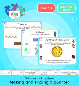 Year 1 | Making And Finding A Quarter Lesson Presentation | Year 1 ...