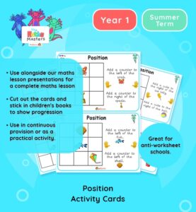 Year 1 | Position Activity Cards | Year 1 Position And Direction Resources