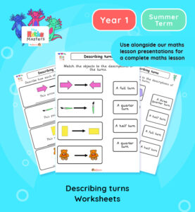 Year 1 Describing Turns Worksheets | Practical Turn Activities