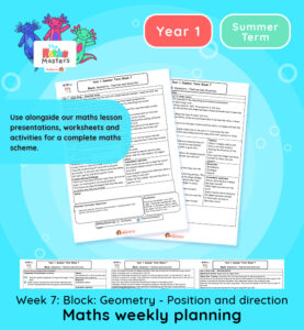 Year 1 | Position And Direction Lesson Plan | Summer Block 3 Week 7 ...