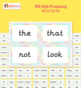 First 100 High Frequency Word Cards | High Frequency Word Resources