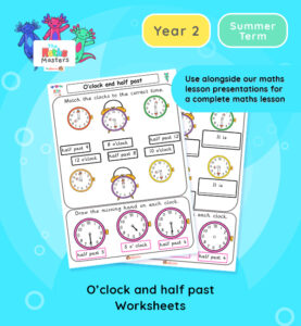 Year 2 | Telling Time To The O'clock And Half Hour Worksheets | Year 2 ...