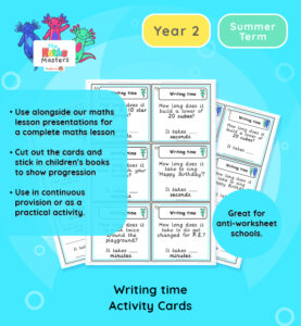 Year 2 | Writing Time Activity Cards | Year 2 Time Resources