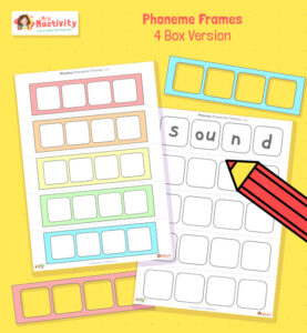 Four Box Phoneme Frame | Phoneme Frame Resources