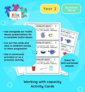 Year 2 | Working With Capacity Activity Cards | Year 2 Capacity And ...