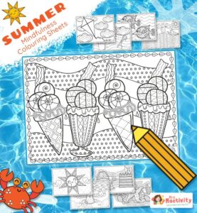 Summer Mindfulness Colouring Sheets | Summer Mindfulness Resources