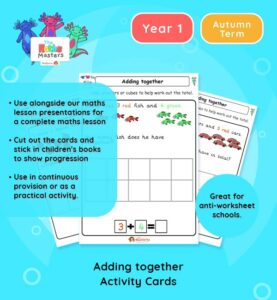 Year 1 Adding Together Activity Cards | Time-saving White Rose PDF