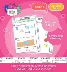 Year 1 2D And 3D Shapes Assessment – Aligned With White Rose