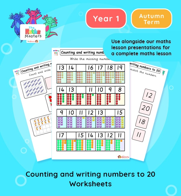 Year 1 Counting And Writing Numbers To 20 Worksheets Year 1 Place Year 1 Counting And Writing Numbers To 20 Worksheets Year 1 Place