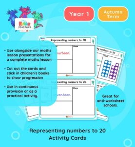 Year 1 Representing Numbers To 20 Activity Cards | Maths PDF