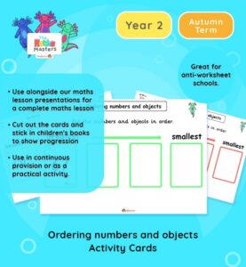 Year 2 | Ordering Objects And Numbers Activity Cards | Year 2 Place ...