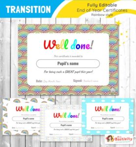 Editable End Of Year Certificates | Custom Awards For EYFS–KS2