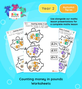 Year 2 | Counting Money In Pounds Worksheets | Year 2 Money Maths Mastery