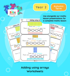 Year 2 | Adding Using Arrays Worksheets | Year 2 Multiplication And ...