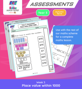 Year 3 | Autumn Block 1 Place Value Assessment | Year 3 Place Value ...