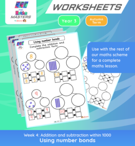 Year 3 | Using Number Bonds Worksheets | Year 3 Addition And ...