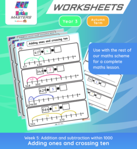 Year 3 | Adding Ones And Crossing Tens Worksheets | Year 3 Addition And ...