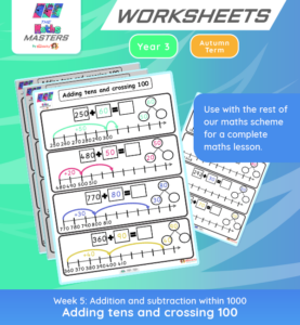 Year 3 | Adding Tens And Crossing A Hundred Worksheets | Year 3 ...