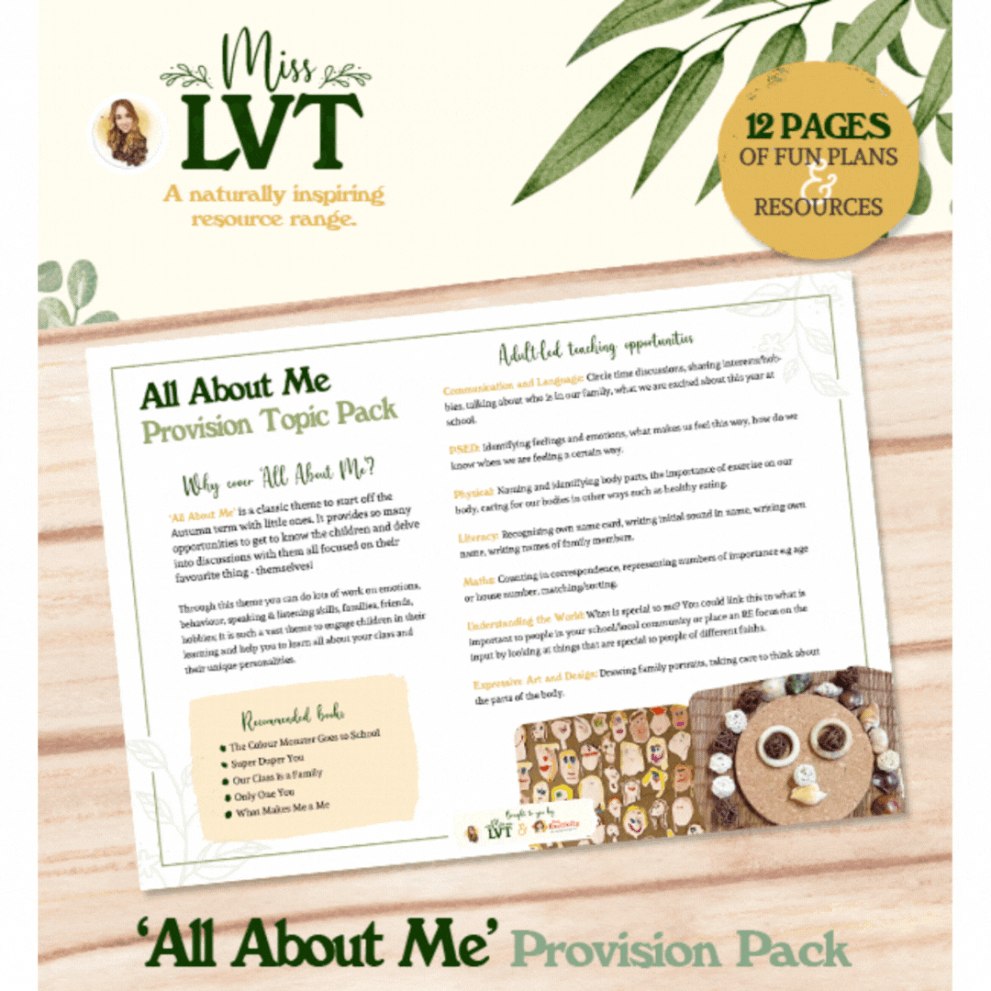 Miss LVT EYFS Range – Naturally Inspired Early Years Resources And ...
