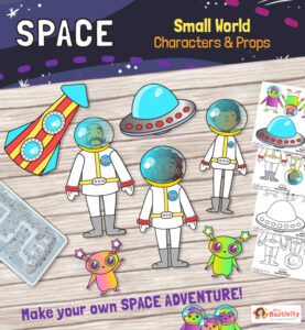 Space Small World Characters And Props | Space Provision Resources EYFS