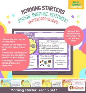 Morning Starters For EYFS, KS1 & KS2 – Daily PowerPoints & Activities