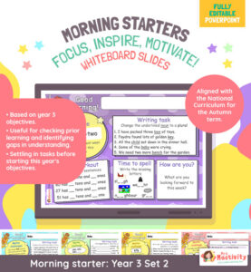 Morning Starters For EYFS, KS1 & KS2 – Daily PowerPoints & Activities
