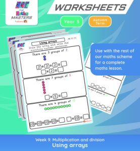 Year 3 | Using Arrays Worksheets | Year 3 Multiplication And Division ...