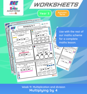 Year 3 | Multiplying By 4 Worksheets | Year 3 Multiplication And ...