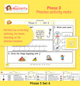 Phase 3 Set 6 Phonics Activity Mats | Phase 3 Phonics Worksheets