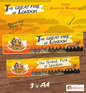 Great Fire Of London Display Banners | KS1 Great Fire Of London Display
