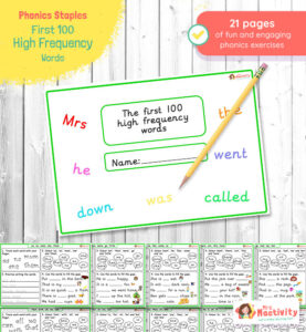 High Frequency Words Activity Workbook | EYFS & KS1 HFW & Tricky Words