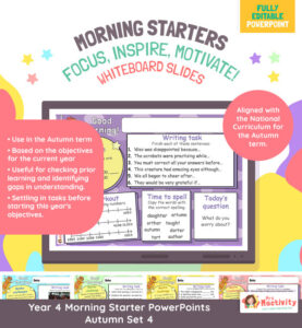 Morning Work Year 4 | Year 4 Morning Starter Activities For KS2