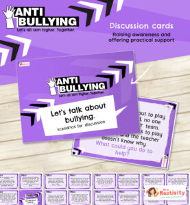 Anti-Bullying Discussion Cards | Anti-Bullying Week Resources EYFS KS1 KS2