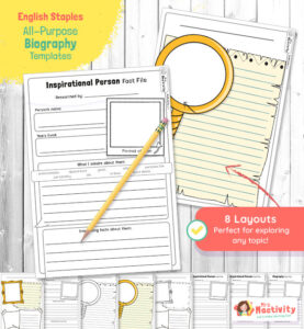 Biography Writing Frames | Biography Resources KS1 & KS2