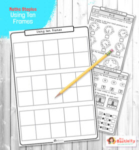 Blank Ten Frame | Number Bonds To 10 Worksheets