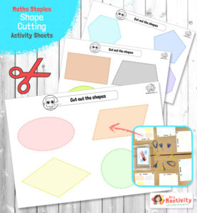 2D Shape Cutting Skills Activity | 2D Shape Resources EYFS KS1
